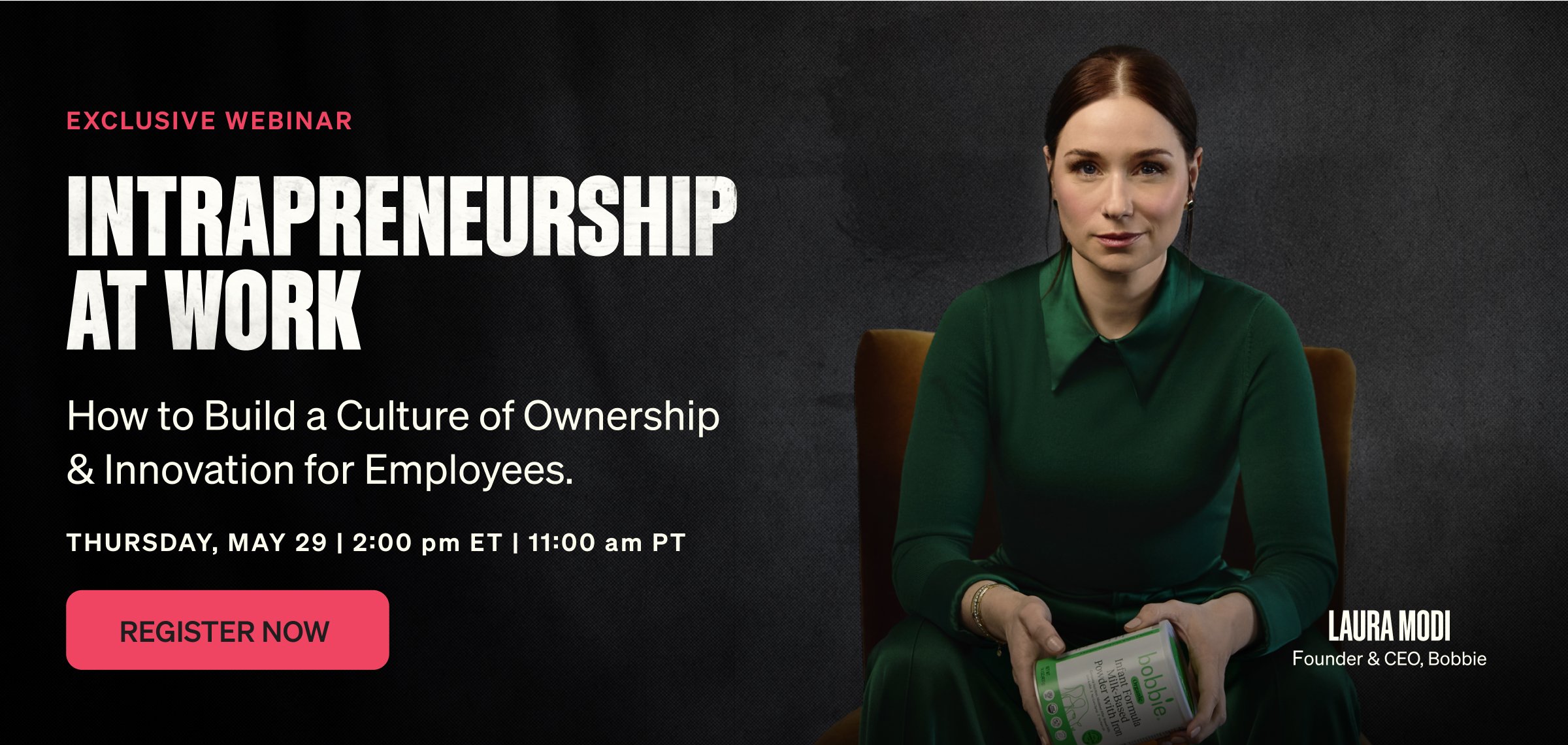 Masterclass at Work Webinar: Intrapreneurship at Work